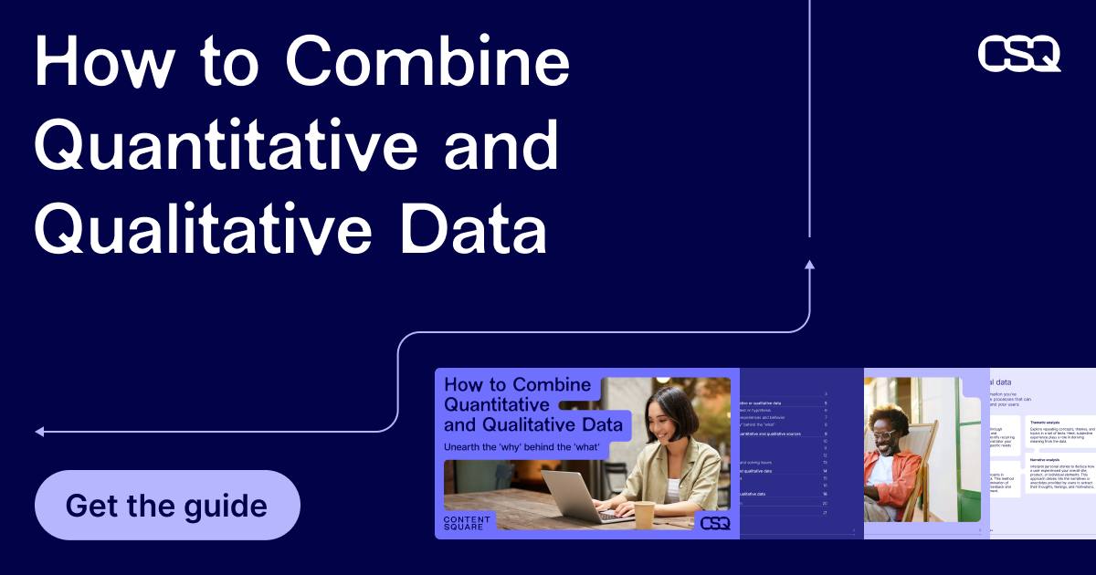 How to Combine Quantitative & Qualitative Data